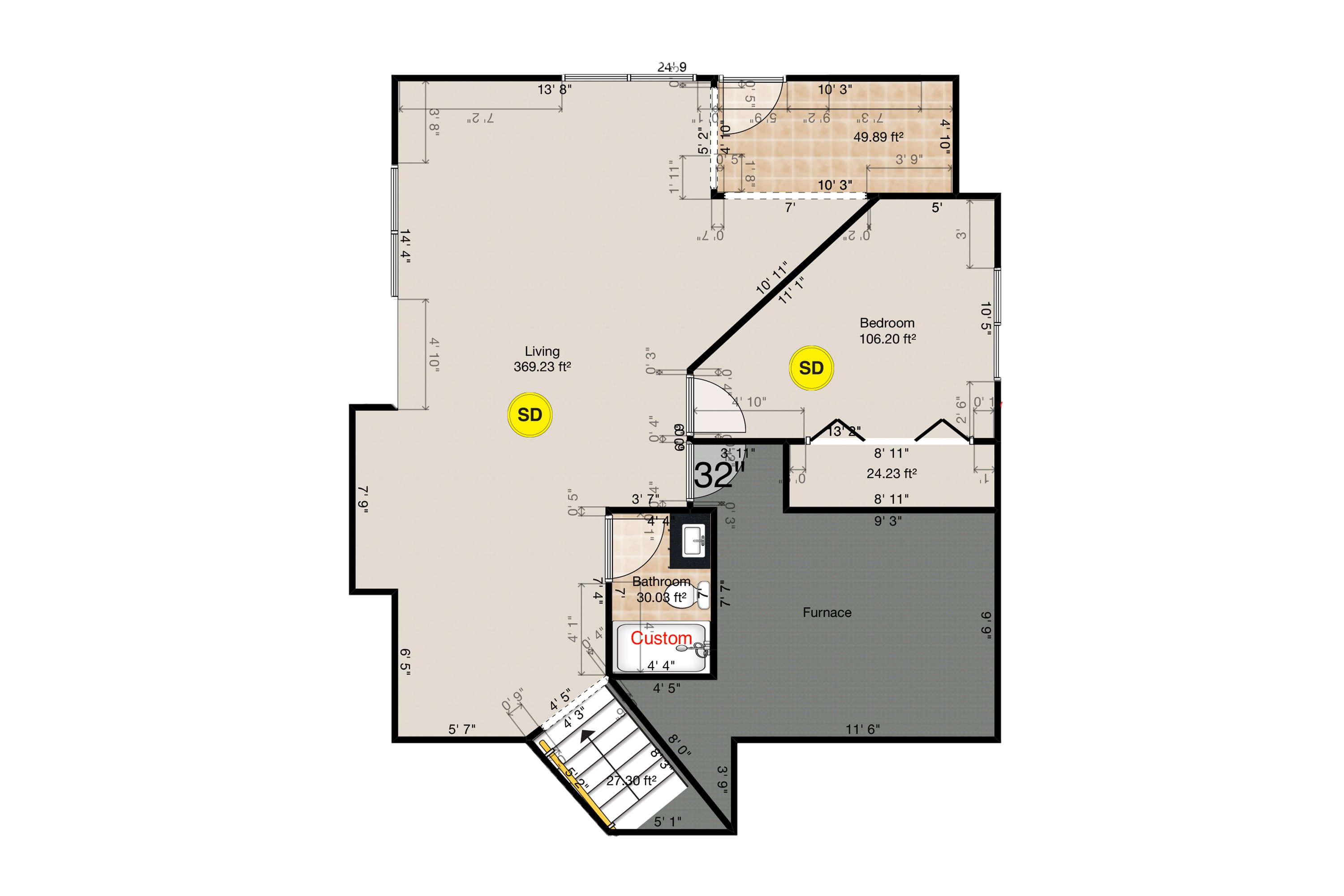 Rocky Ridge Square Basement Development | Basement Builders